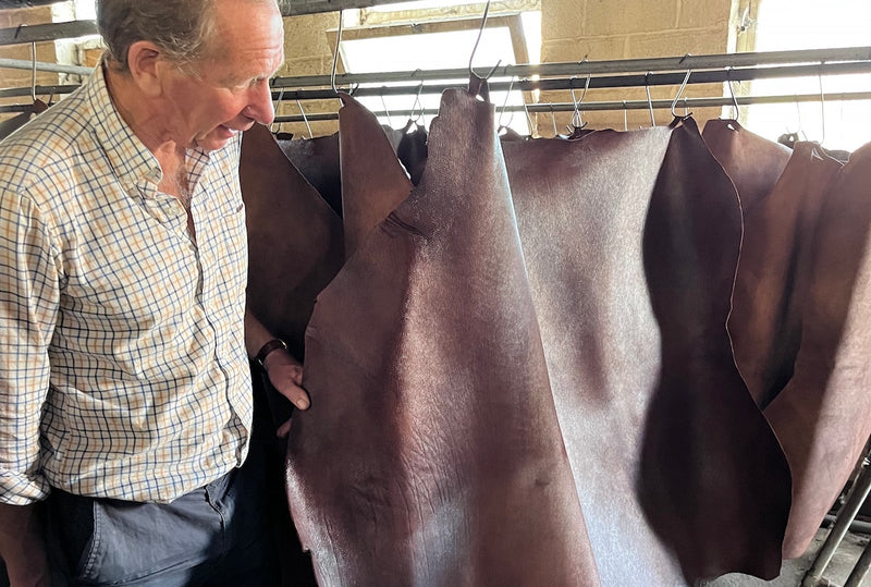 Field Trip to Baker's Leather Tannery-Tanner Bates