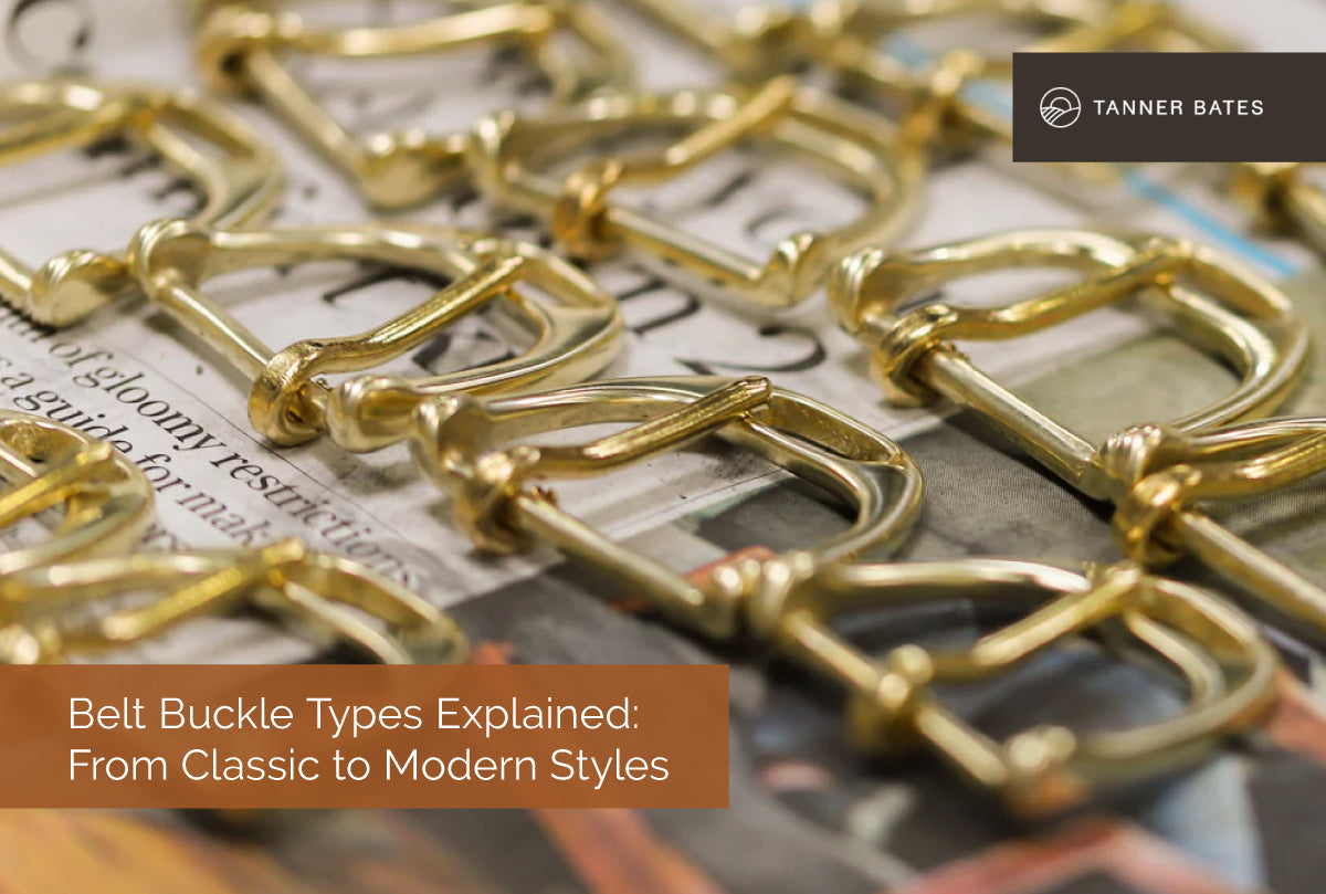 Belt Buckle Types Explained: From Classic to Modern Styles - Tanner Bates