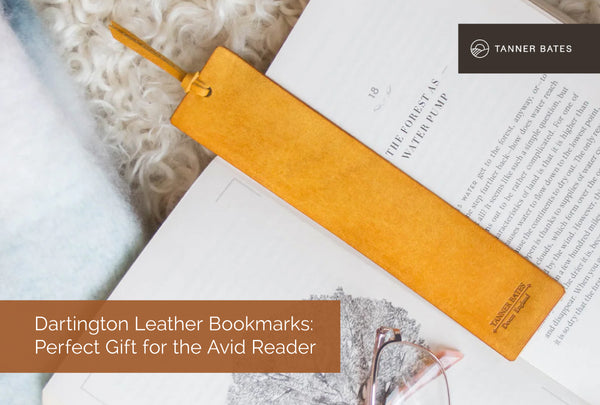 Dartington Leather Bookmarks: Perfect Gift for the Avid Reader-Tanner Bates